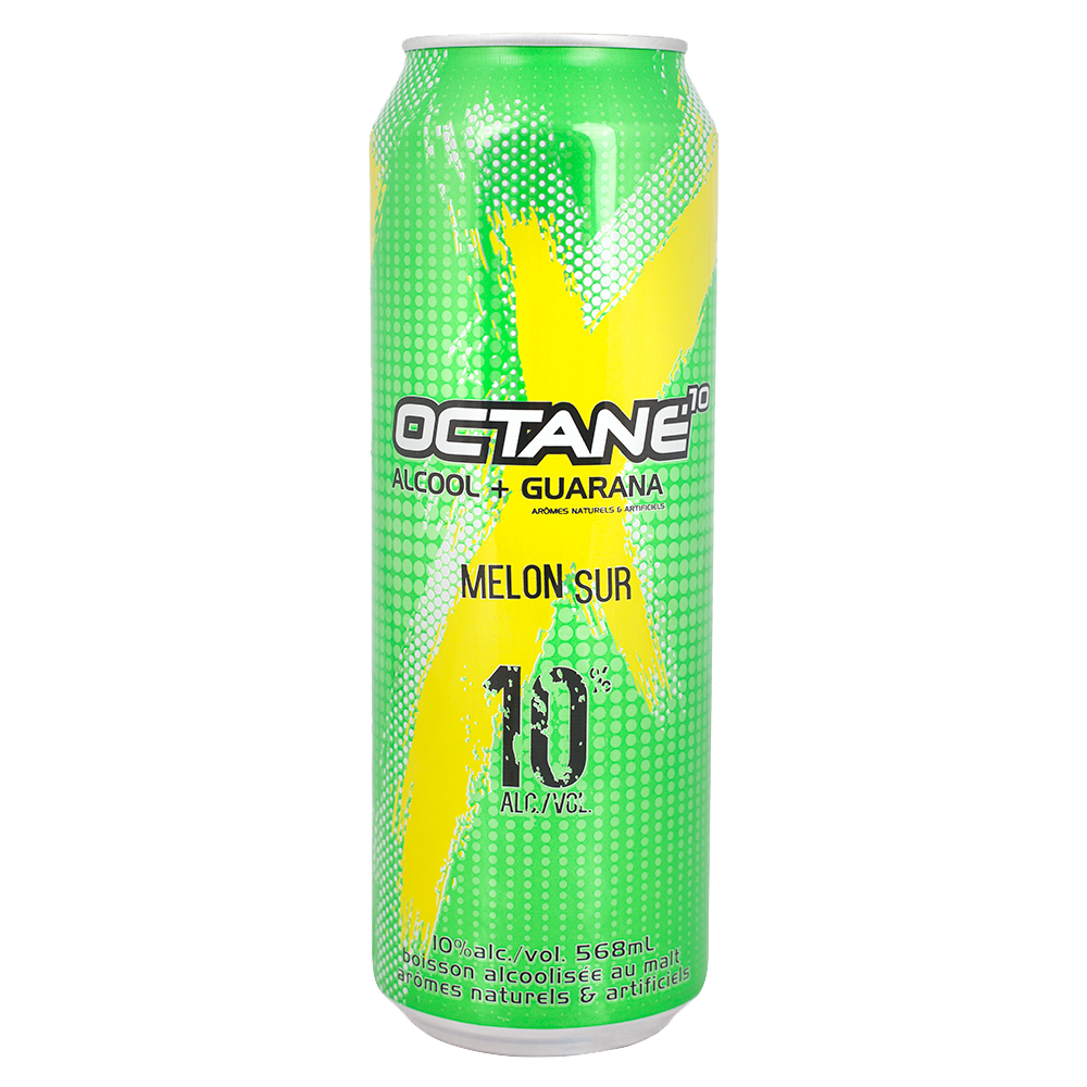 Octane-10-Melon-Sur-FR - Breuvages Blue Spike Beverages